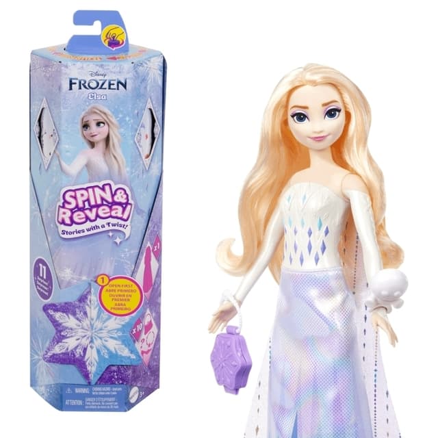 Disney Frozen - Snurra och avslöja - Elsa (HTG25) - Elgiganten