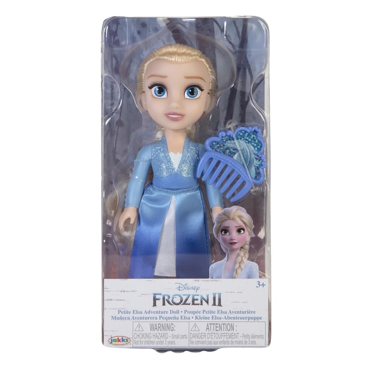 JAKKS Pacific Disney Frozen 6 tums liten docka med kam Äventyr Elsa ...