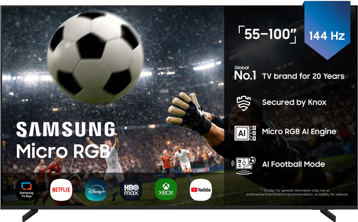 Samsung 75" R85H Micro RGB 4K Smart TV (2026) - Elgiganten
