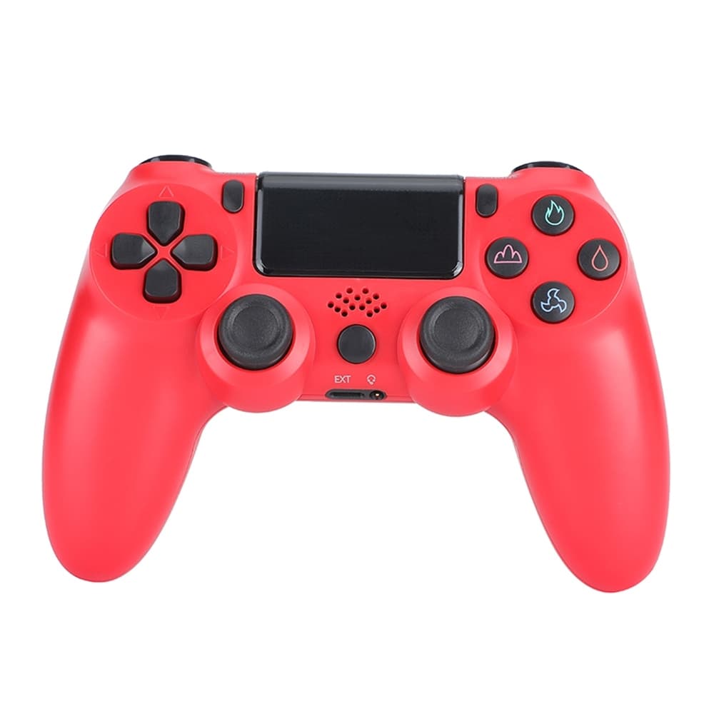 Trådlös spelkontroll för Sony PS4 Bluetooth Gamepad med Vibration - Röd ...