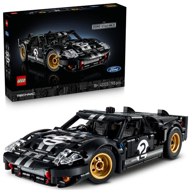 LEGO Technic 1966 Ford GT40 MKII racerbil 42223 - Elgiganten