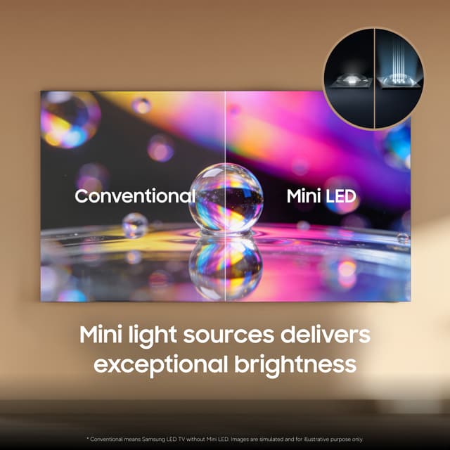 Samsung 75" M1EH Mini LED 4K Smart TV (2026) | Elgiganten