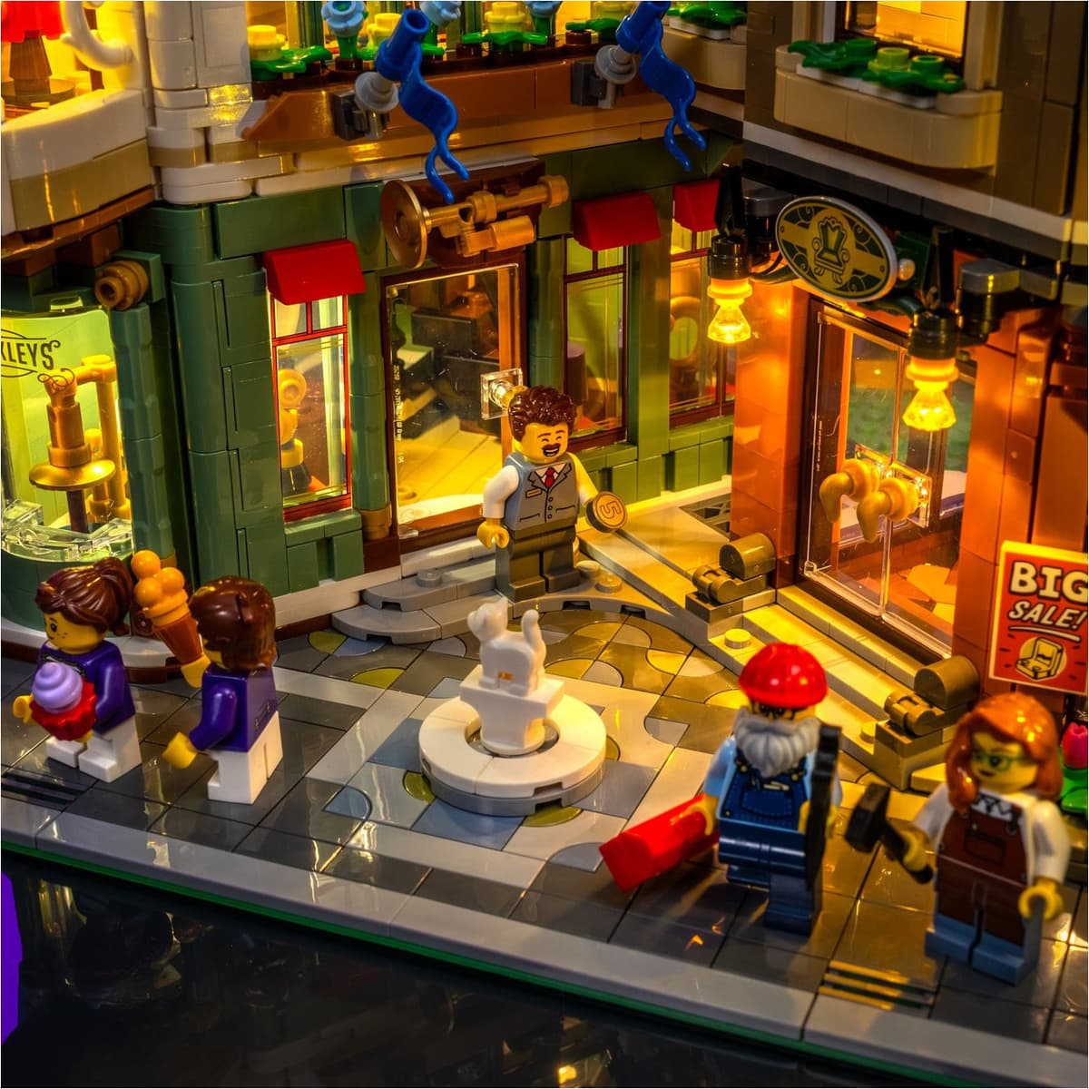 Light My Bricks™ Shopping Street lyssett - Elkjøp