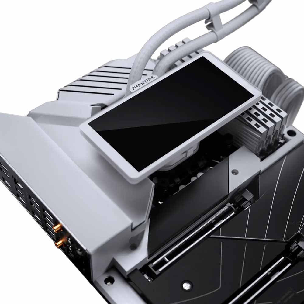 Phanteks Glacier One 360M25G2 6"LCD DRGB AIO CPU væskekjøler (hvit ...