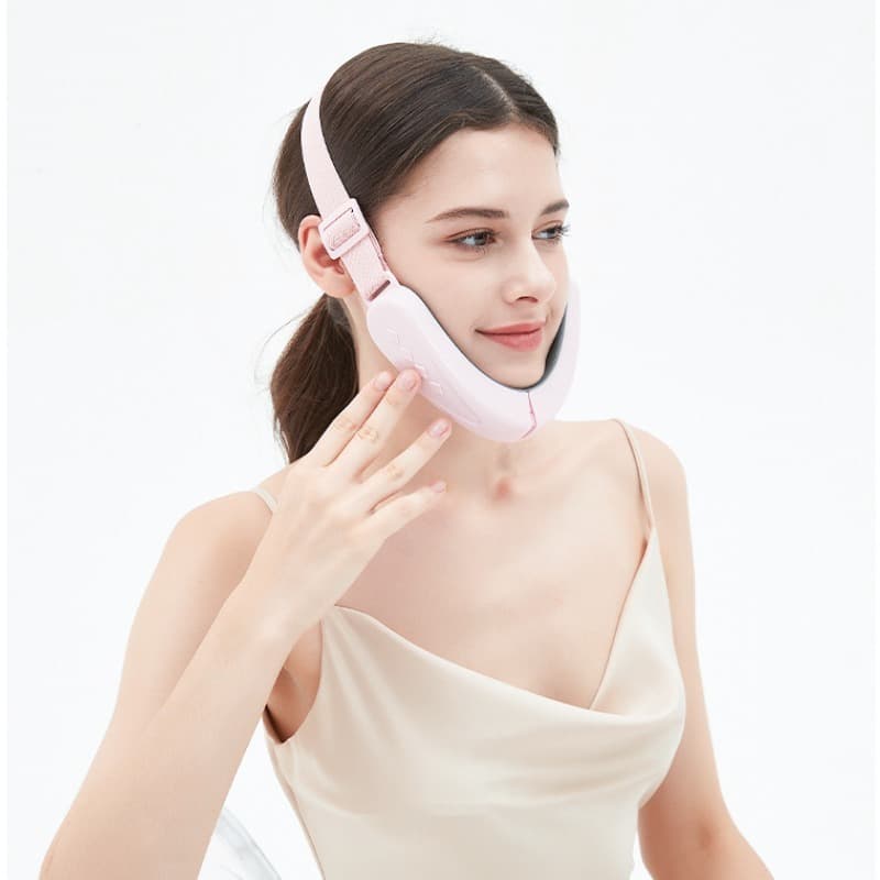 Smart Ansiktsmassager med Engelska Röstmeddelanden - 3D Ansiktslyft oc ...