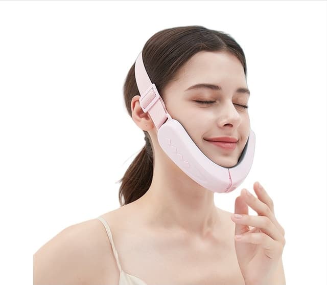 Smart Ansiktsmassager med Engelska Röstmeddelanden - 3D Ansiktslyft oc ...