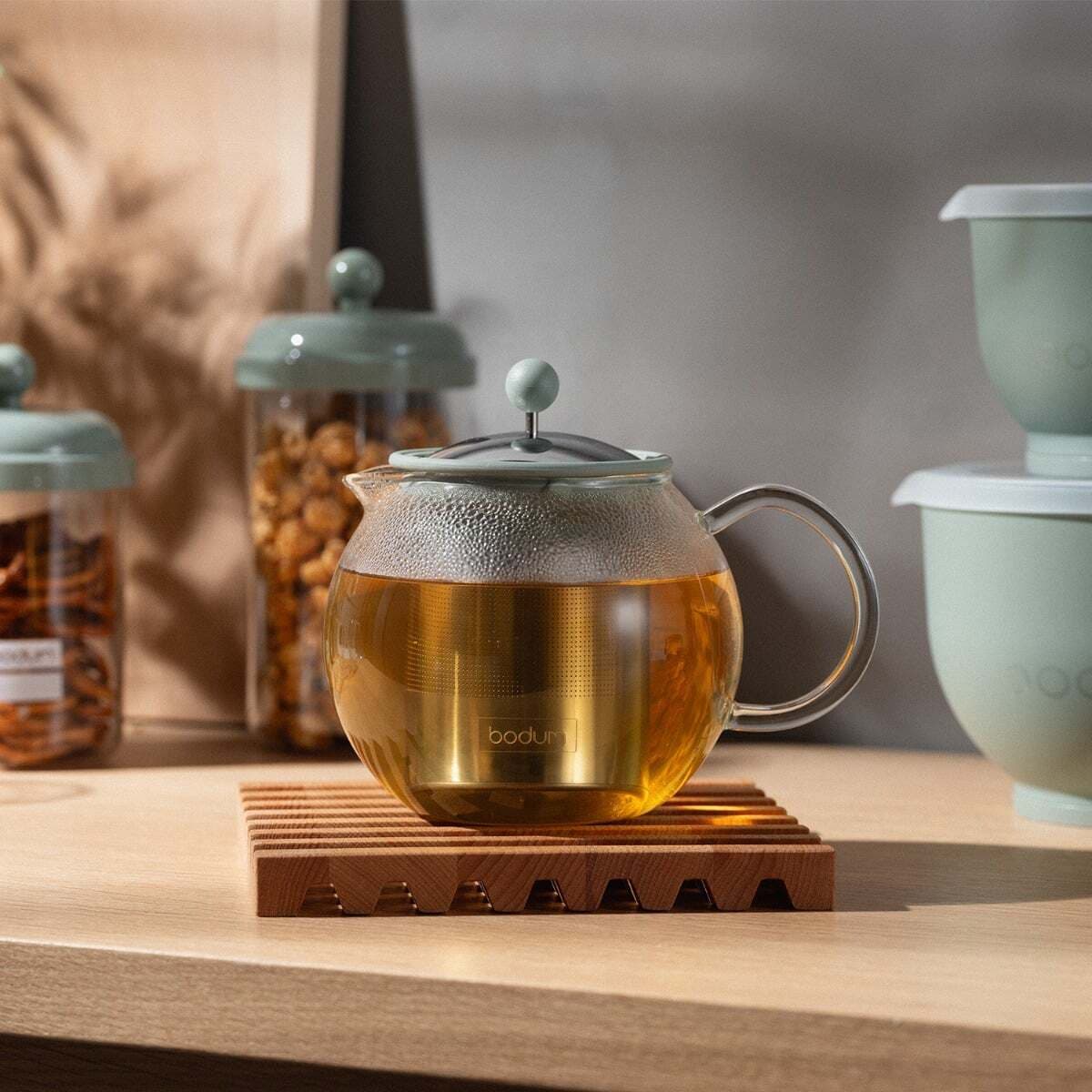 Bodum Tepress med filter i rostfritt stål ASSAM 1.0 L - Elgiganten