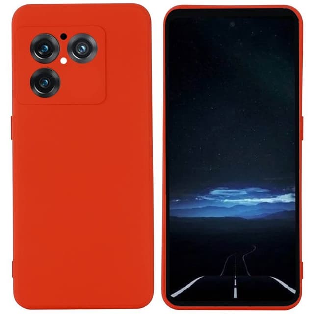 Liquid silikon skal till Sony Xperia 1 VIII - China Red - Elgiganten