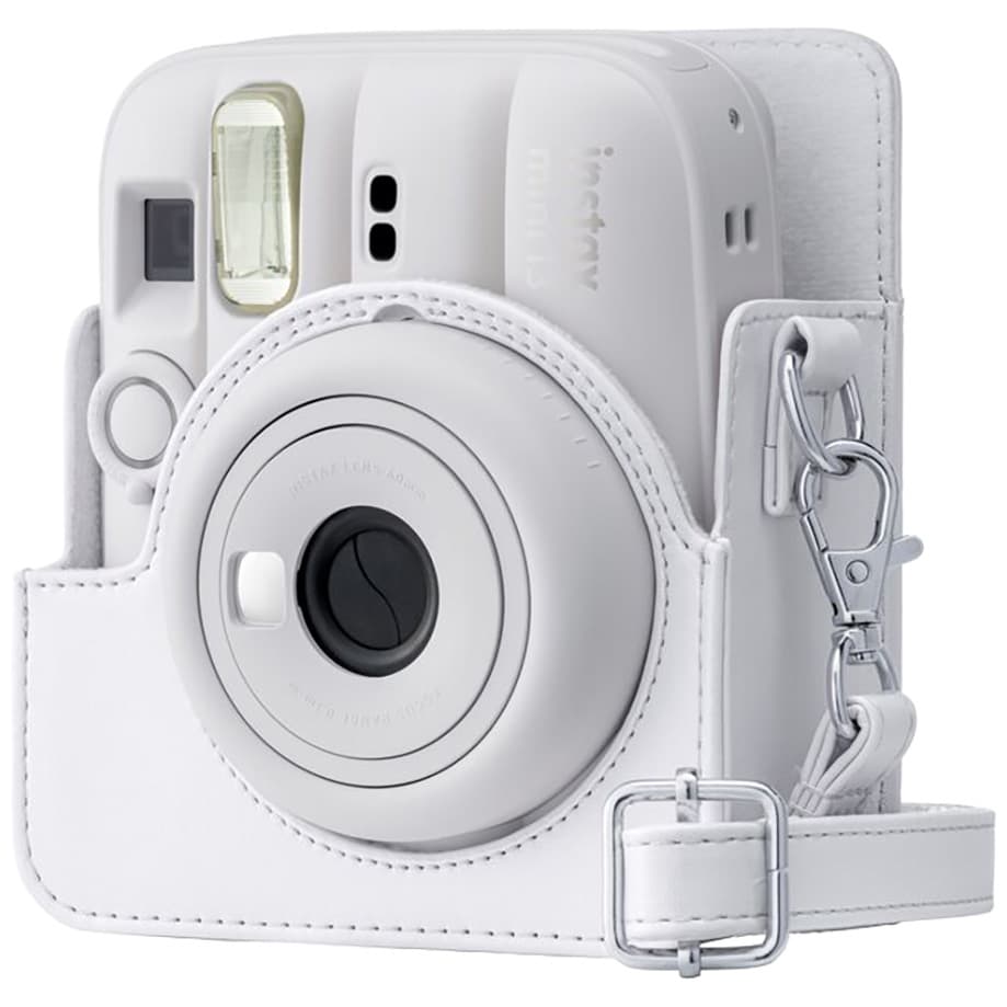 Fujifilm Instax Mini 13 polaroidkamera (Clay White) - Elkjøp