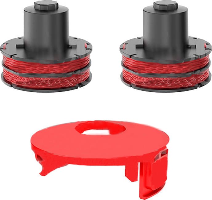 GRÄSKLIPPARE TILLBEHÖR: 2 SPOLAR + 1 LOCK FÖR AL-KO GLE-SERIEN 2-pack ...