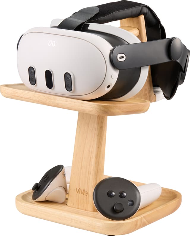 ViMe VR headset trästativ för Meta (Q2, Q3 & Q3S) - Elgiganten