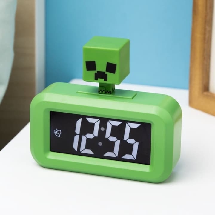 Paladone Minecraft – Creeper-ikon väckarklocka Mini - Elgiganten