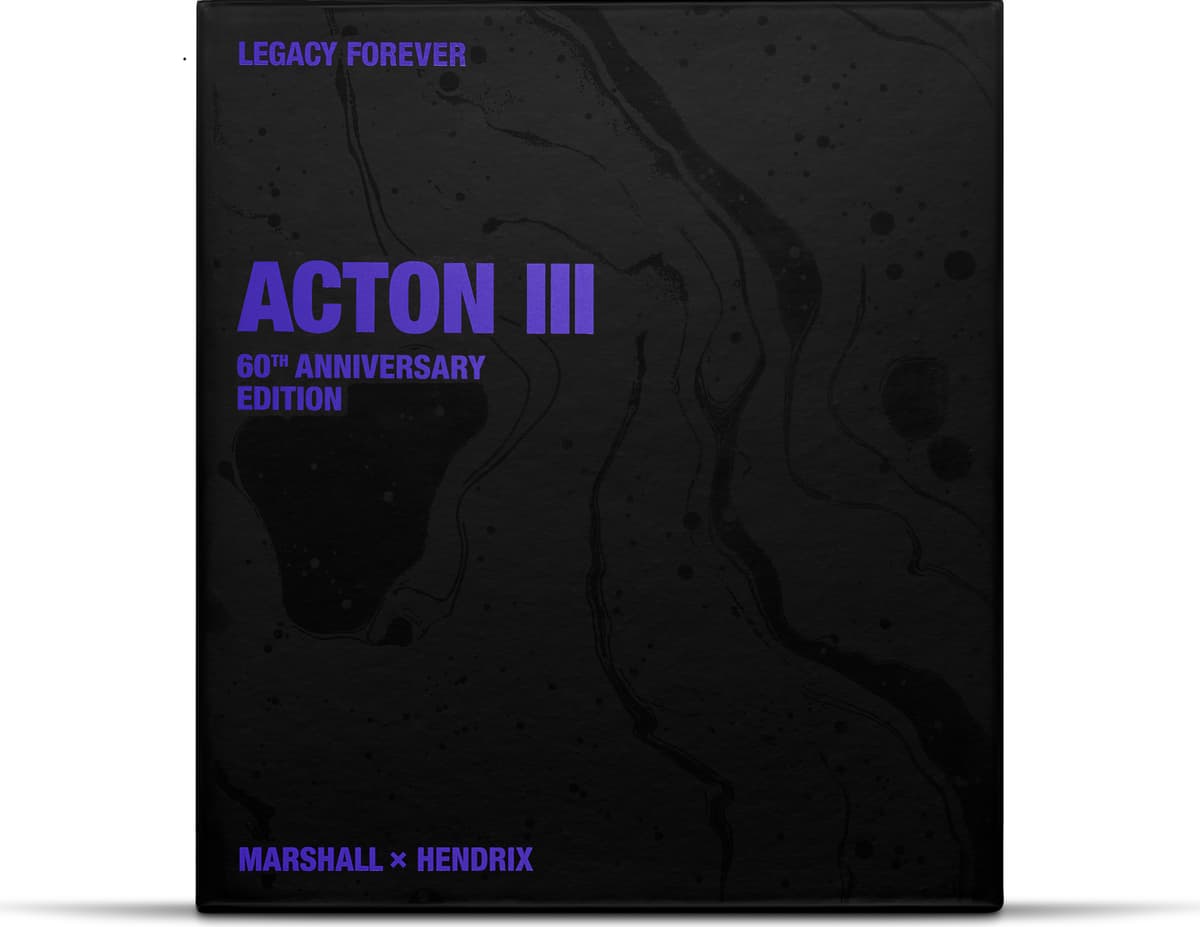 Marshall Acton III Hendrix Edition Bluetooth-högtalare (lila) - Elgiganten