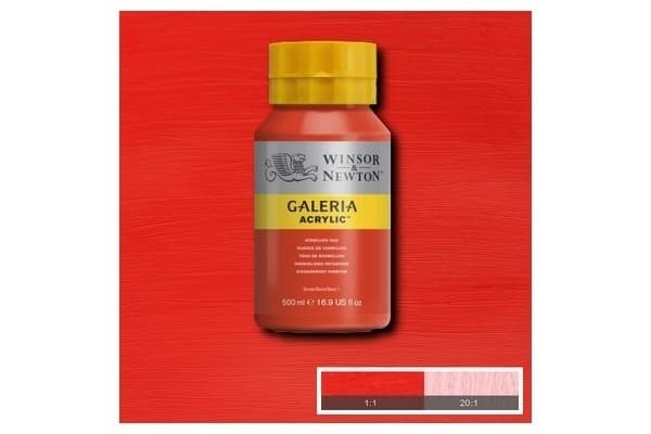 Galeria Akryl 500 ml Vermilion Hue 682 - Elkjøp