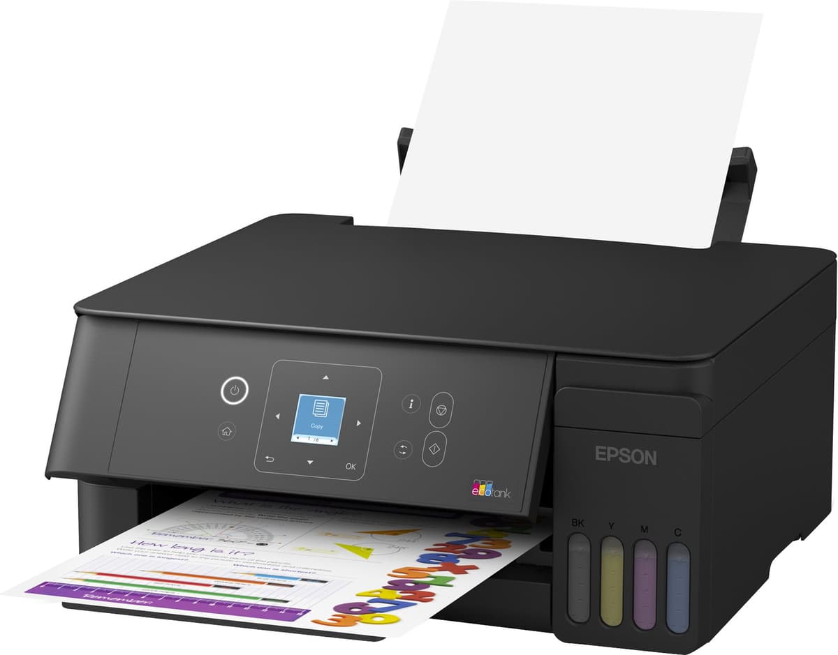 Epson EcoTank ET-2925 multifunktionsskrivare (svart) - Elgiganten