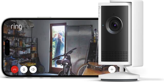 Ring Indoor Camera Plus overvågningskamera (hvid) | Elgiganten