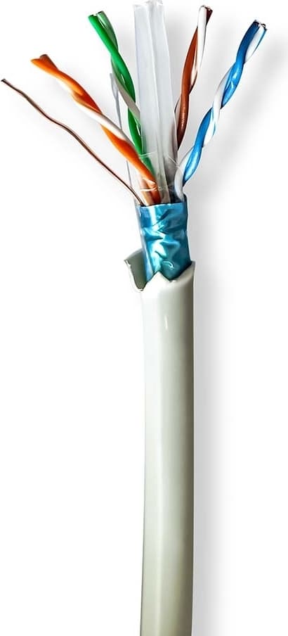 Nedis CAT6 nettverkskabelrull | Solid | F/UTP | Bare kobber | 305 m ...