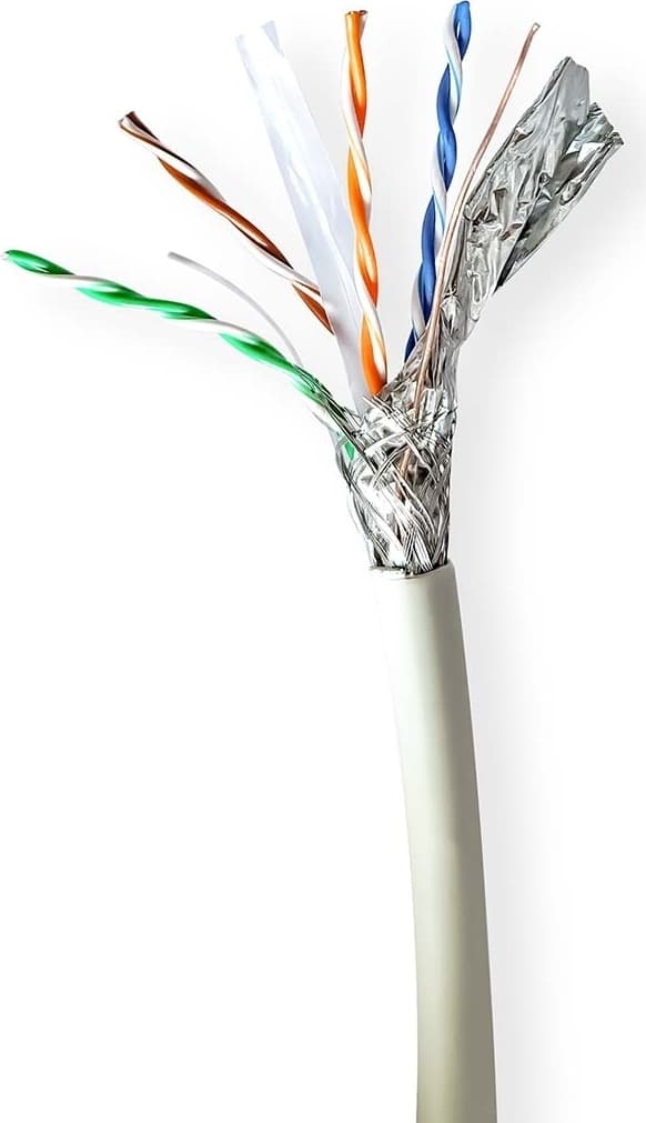 Nedis CAT6a nettverkskabelrull | Solid | SF/UTP | Bare kobber | 305 m ...