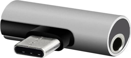 Setty USB-C till Audio Adapter Jack 3.5mm - Silver - Elgiganten