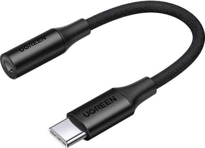 Ugreen USB-C Till Audio Adapter 10cm - Svart - Elgiganten