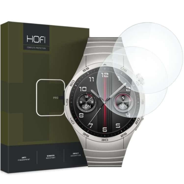 Hofi [2-Pack] Huawei Watch GT 4 (46mm) Härdat glas Skärmskydd - Clear ...