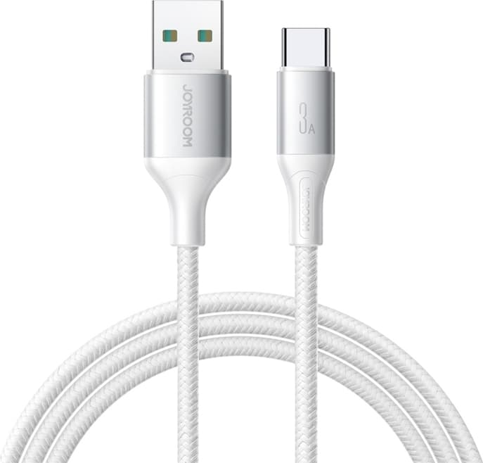 Joyroom USB-A - USB-C kabel 3A 2m Flash Series - Vit - Elgiganten