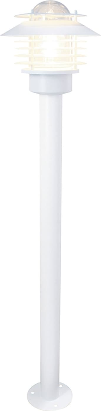 Llitt Stig Bollard Pollare 100cm E27-sockel IP44 Vit - Elgiganten