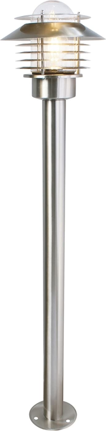 Llitt Stig Bollard Pollare 100cm E27-sockel IP44 Aluminium - Elgiganten