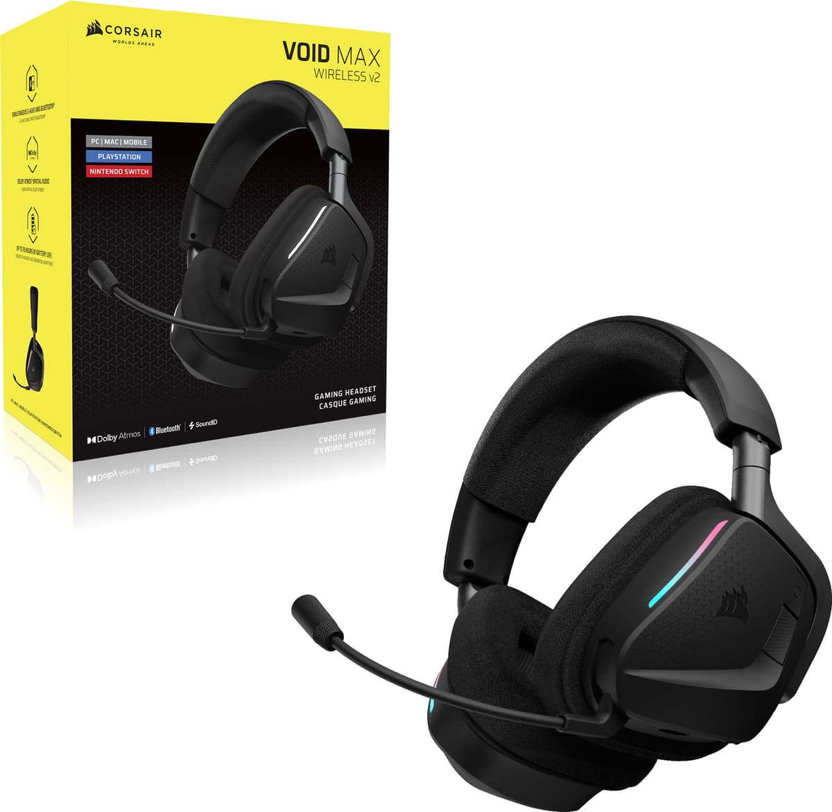 Corsair VOID V2 MAX trådløst gaming-headset - Elkjøp